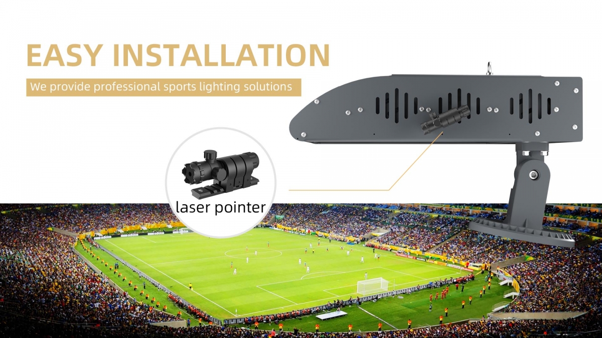 Glare Free Asymmetric Stadium Lights | HYH Lighting